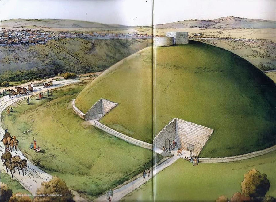 Il tumulo della Cuccumella a Vulci – tuttatoscana