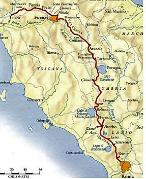 La via Cassia Antica: primo itinerario da Roma a Sutri – tuttatoscana